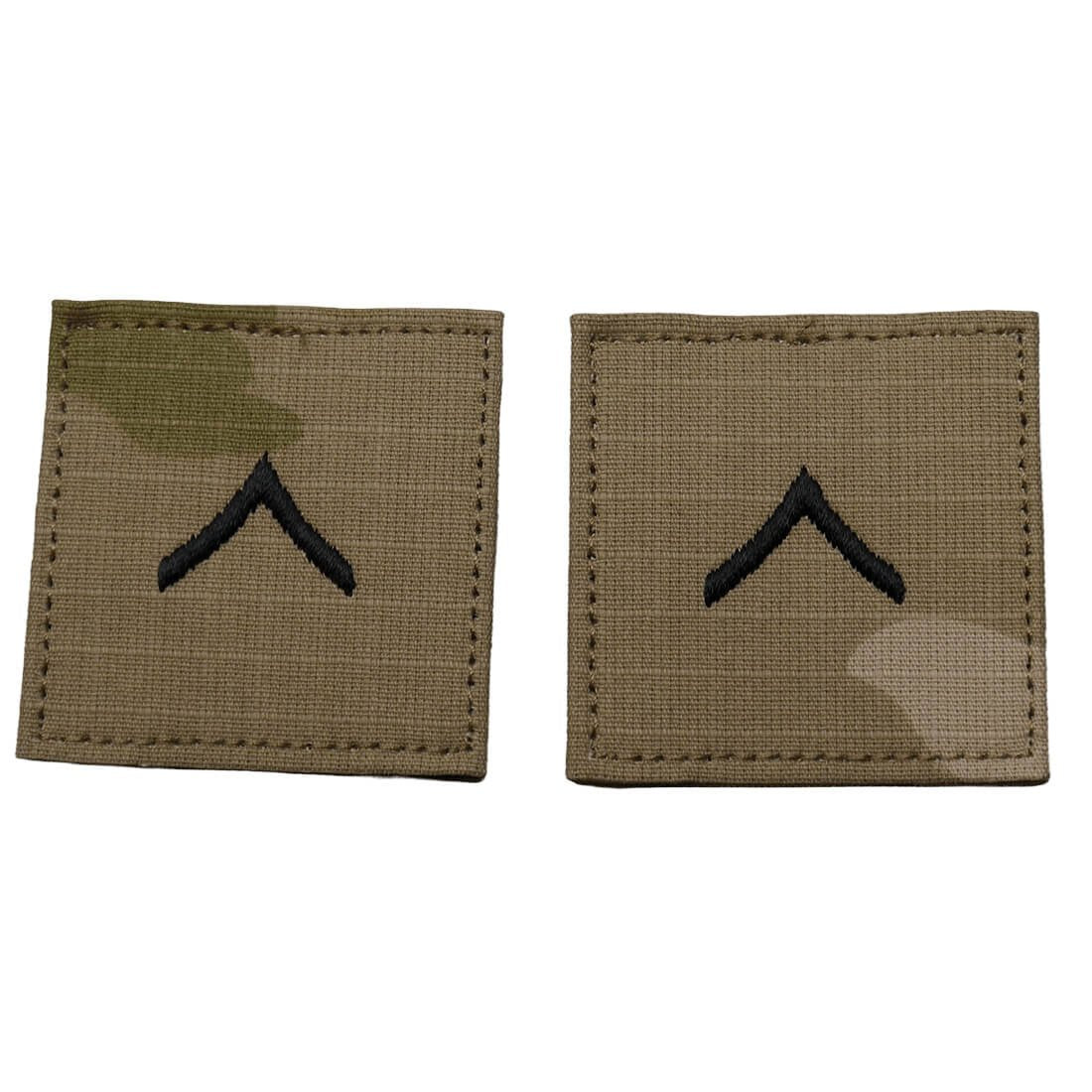 Army PVT Private Rank OCP Patch 2x2 Hook and Loop - Set of 2 – Bradley's Surplus