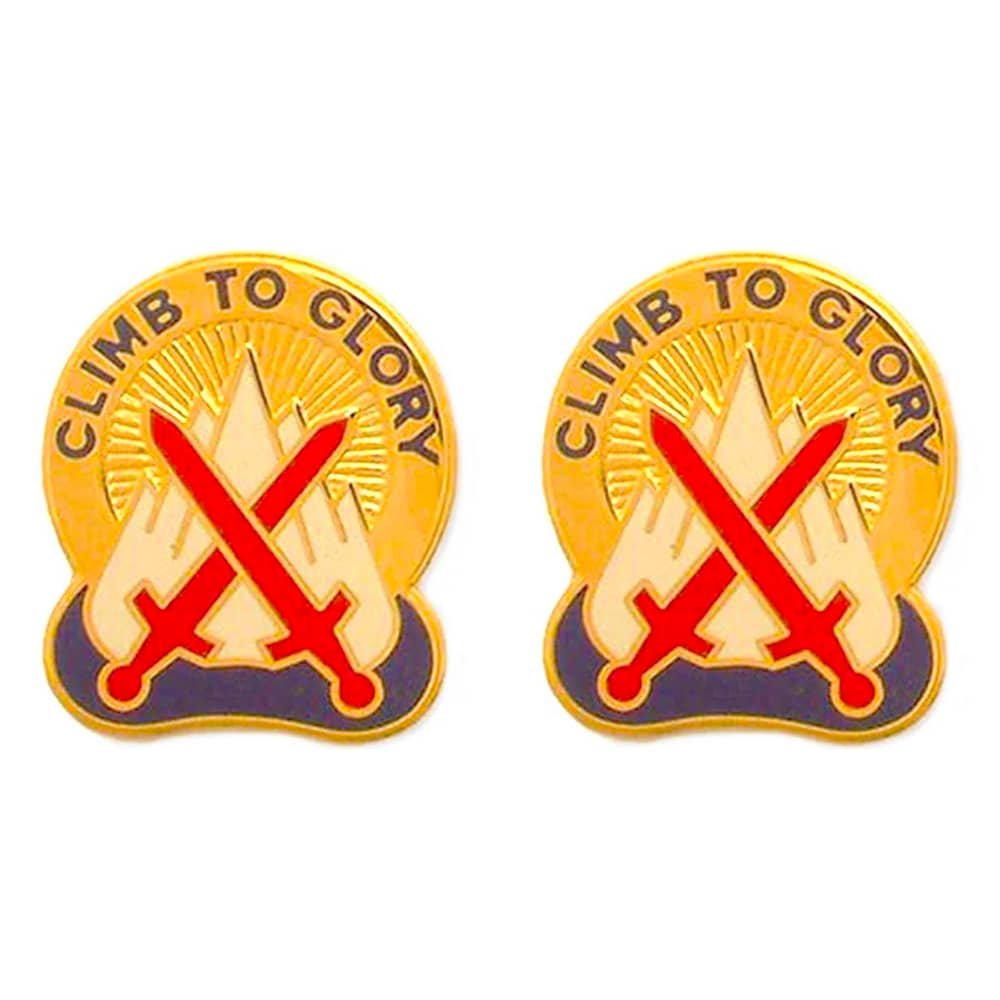 10th Mountain Division Unit Crest – DUI Pair "Climb to Glory" – Bradley ...