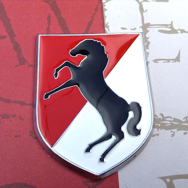 11th Armored Cavalry Regiment Car Metal Decal – Bradley's Surplus