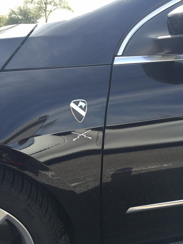 US Army 31st Cavalry Division Metal Car Decal - Auto Medals – Bradley's ...