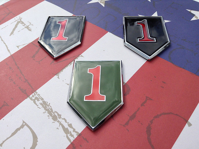 1st Infantry Division Metal Car Decal | Military Vehicle Emblem ...