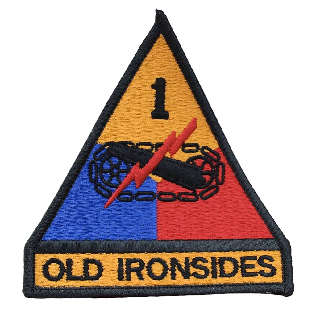 1st Armored Division Patch – Full Color U.S. Army Shoulder Insignia ...