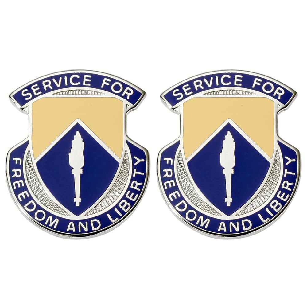 277th Support Battalion DUI Crest Set – L/R Pins – Bradley's Surplus