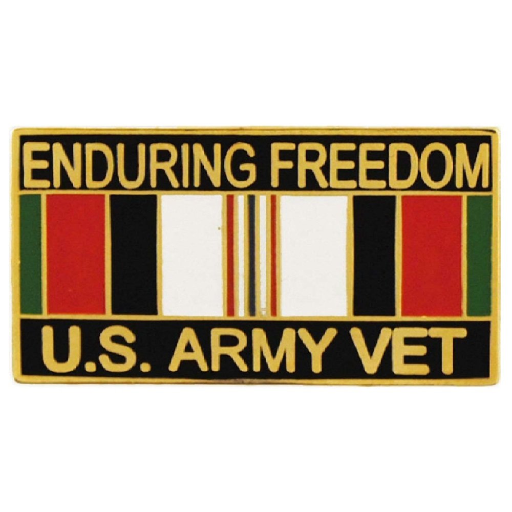 Enduring Freedom US Army Veteran Lapel Pin - OEF Vet – Bradley's Surplus