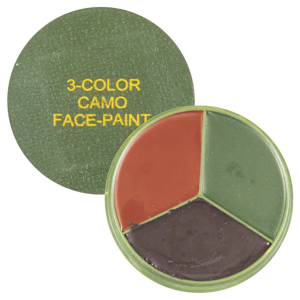 3-Color GI Style Face Paint Compact Round – Bradley's Surplus
