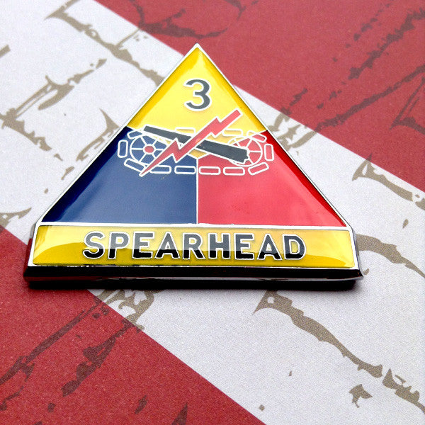 3rd Armored Division "Spearhead" Metal Car or Truck Decal – Bradley's ...