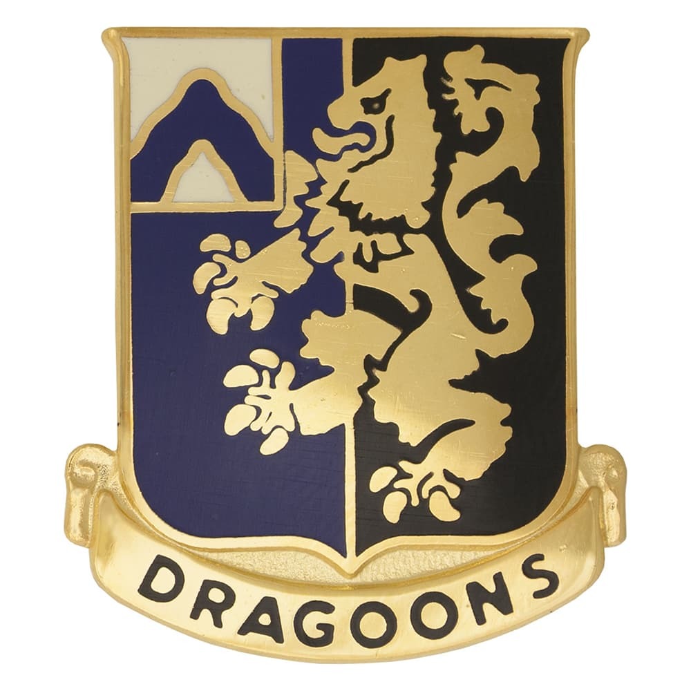 48th Infantry Division Unit Crest Dragoons – Bradley's Surplus