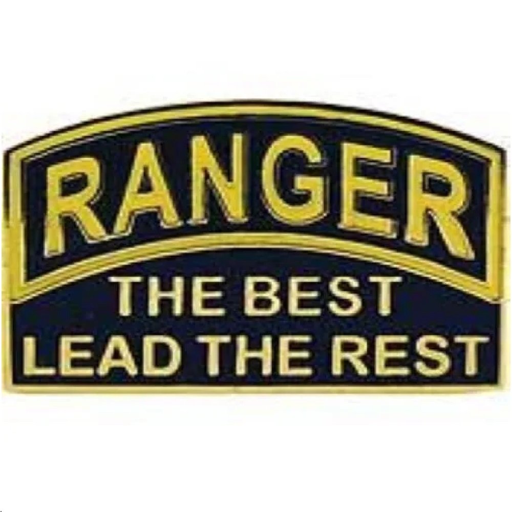 Ranger "The Best Lead The Rest" Lapel Pin – Official US Army Ranger Pin ...