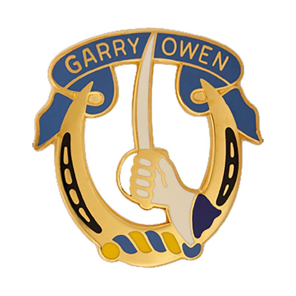 7th Cavalry Regiment "Garry Owen" Unit Crest Pin - US Army - USA Made ...