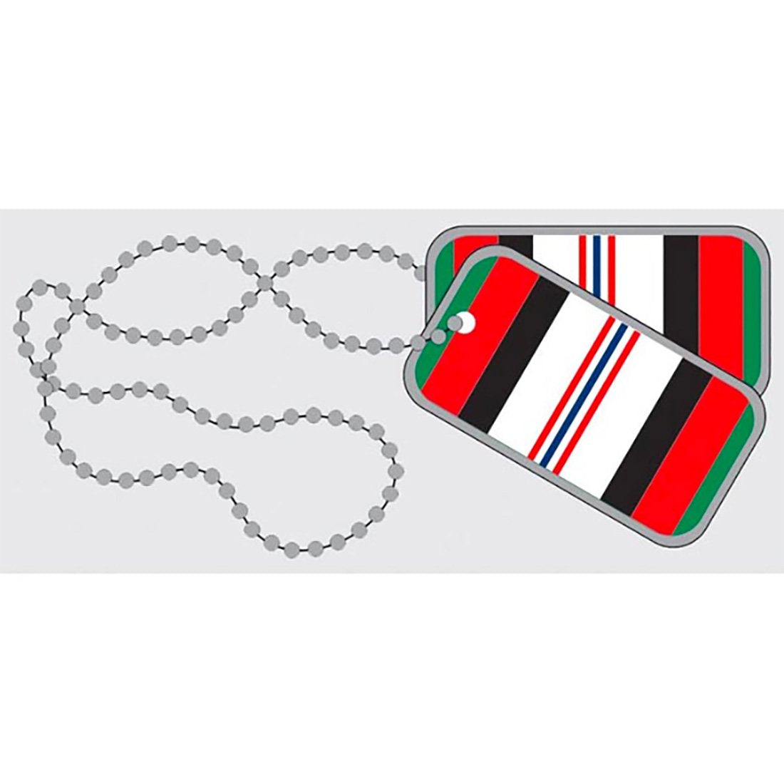 Afghanistan Campaign Ribbon Decal | Army Dog Tag | Weatherproof ...