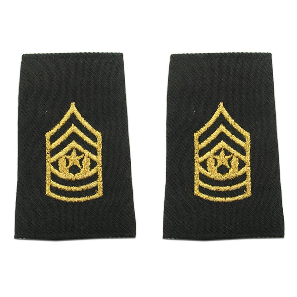 CSM Command Sergeant Major Rank Epaulet Shoulder Marks - Short ...