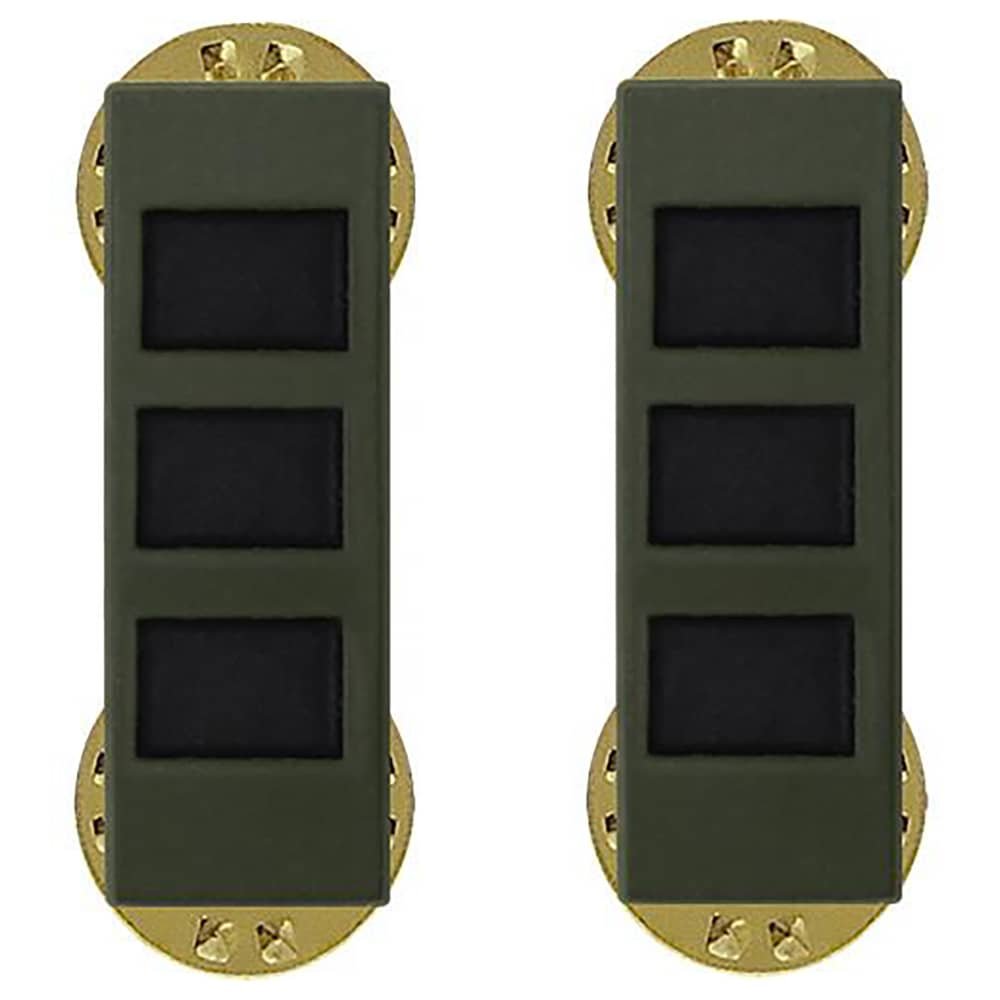 Army CW3 Rank Pins - Black Metal - Made in USA - Pair – Bradley's Surplus