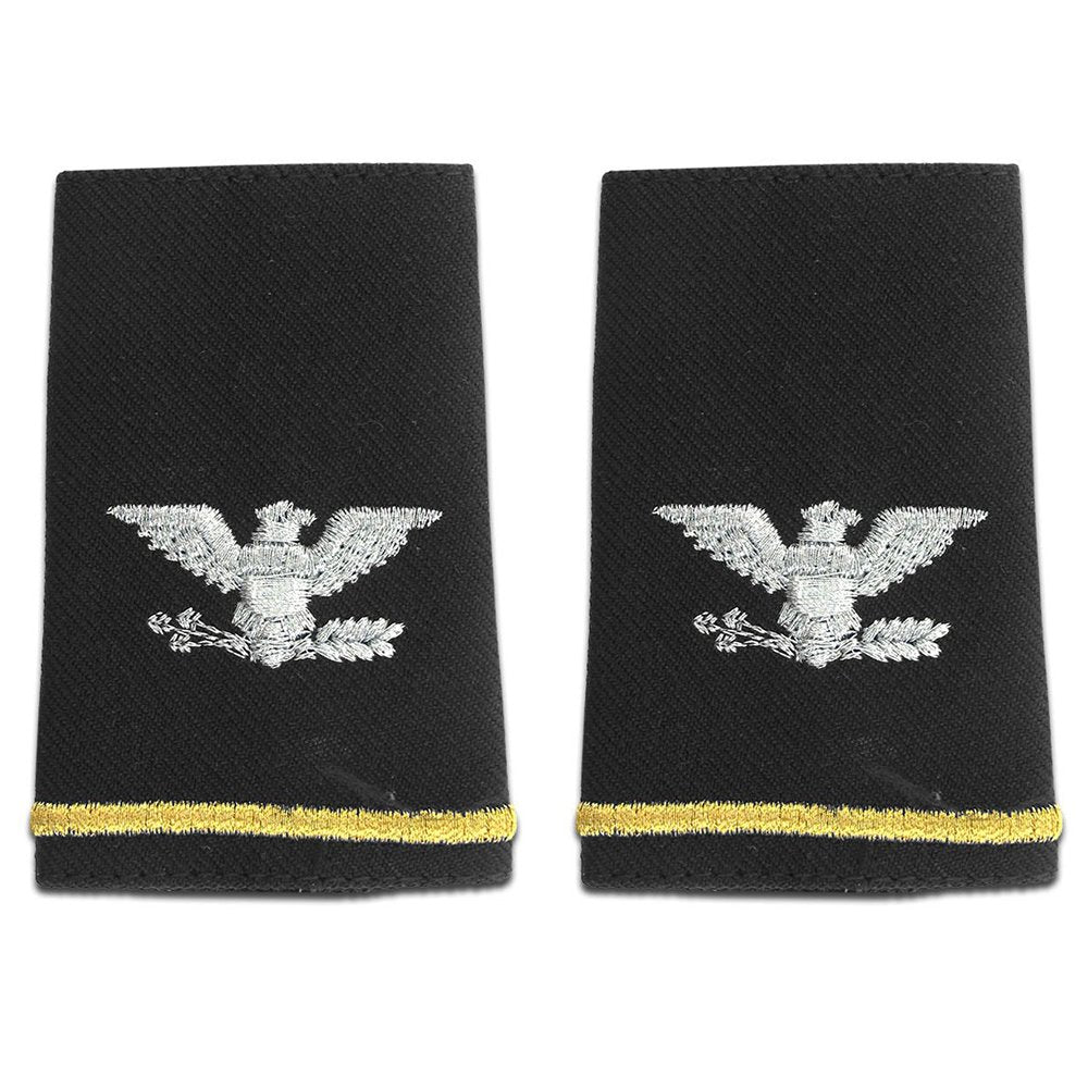 Colonel COL Rank Epaulet Shoulder Marks – Short Official Army Insignia ...