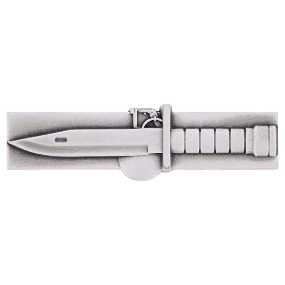 Army Expert Soldier Badge | Silver Oxide | Made in USA – Bradley's Surplus
