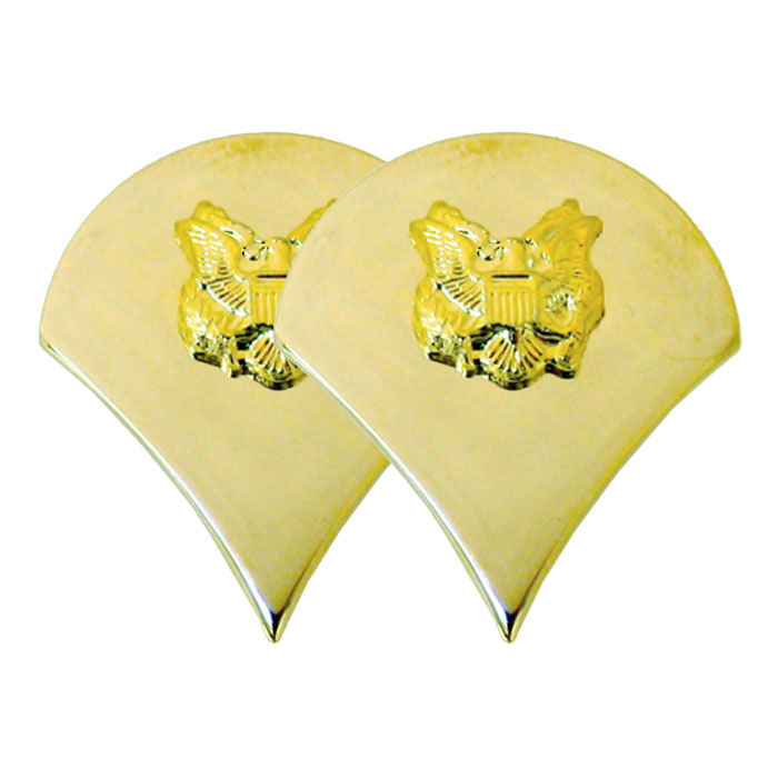 E4 Specialist Gold SPC Army Rank Pins - Pair For ASU or AGSU