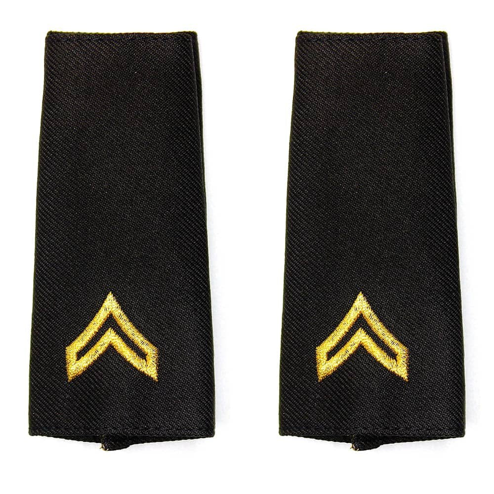 Army Corporal CPL Rank Shoulder Uniform Epaulet - Long – Bradley's Surplus