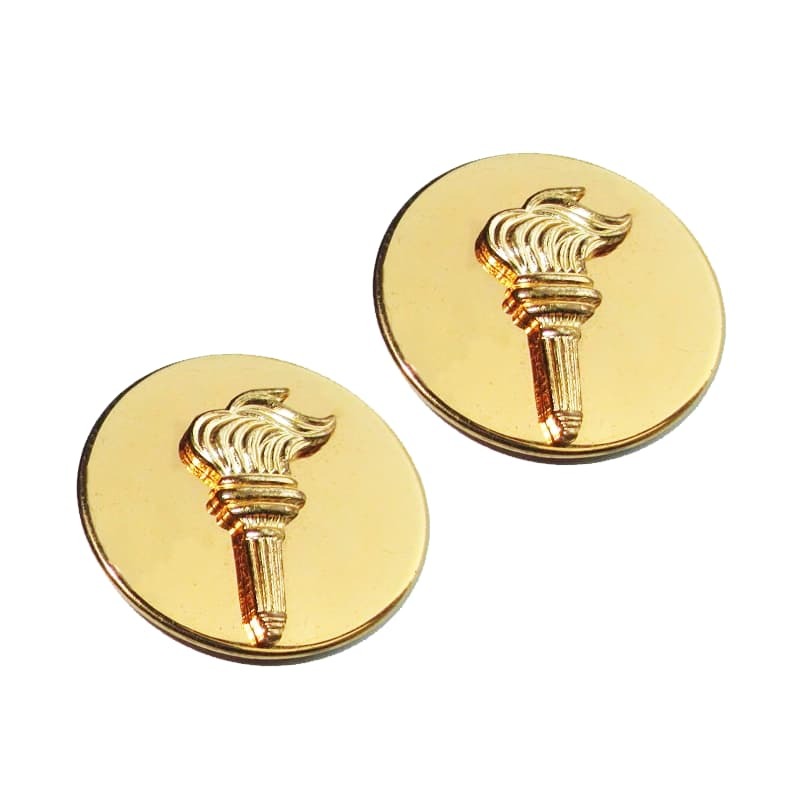 ROTC Enlisted Torch Collar Device – Official US Army Insignia – Bradley ...