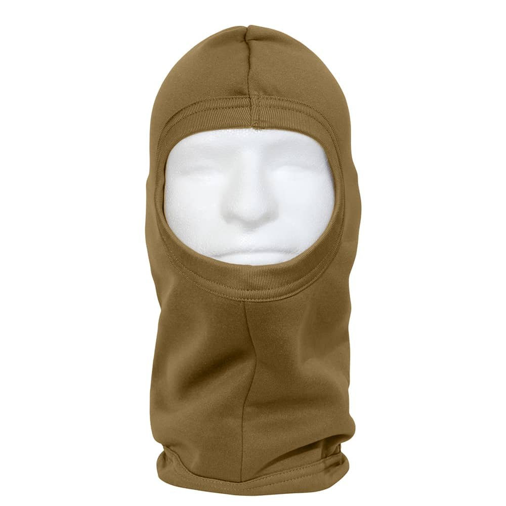 Military Balaclava Extreme Cold Weather Polyester Coyote Brown Rothco ...
