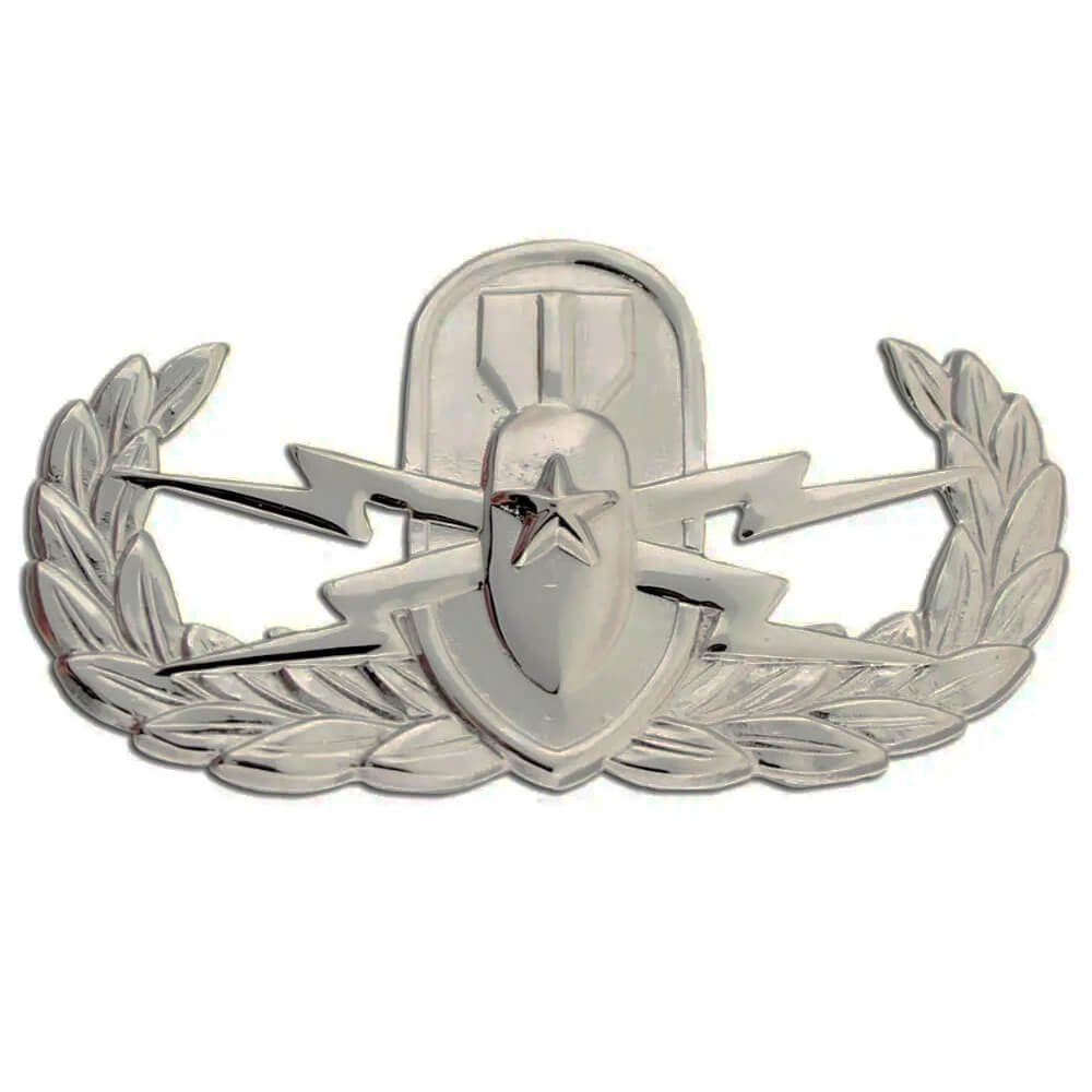 Senior EOD Explosive Ordnance Disposal Badge Full Size With Mirror Fin ...