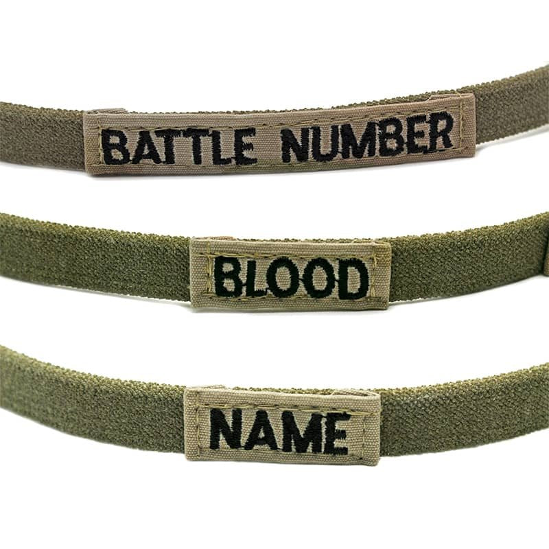 Army Cat Eyes ACH Helmet Band Add Name, Blood Type, and Roster ...