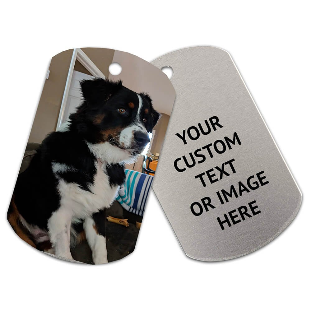 Custom Photo Dog Tag - Personalized Picture ID – Bradley's Surplus