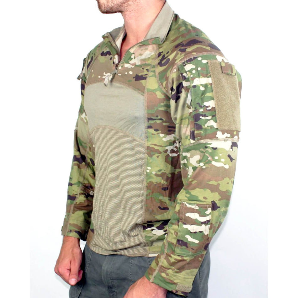 Army Combat Shirt USGI Massif OCP Multicam Shirts with Quarter Zip FR ...