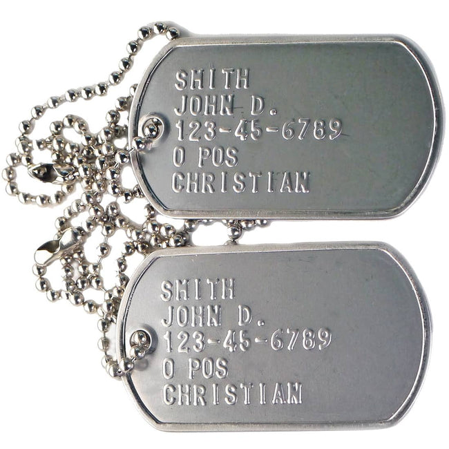 Custom Military Dog Tags – Personalized Army Dog Tags with Fast ...