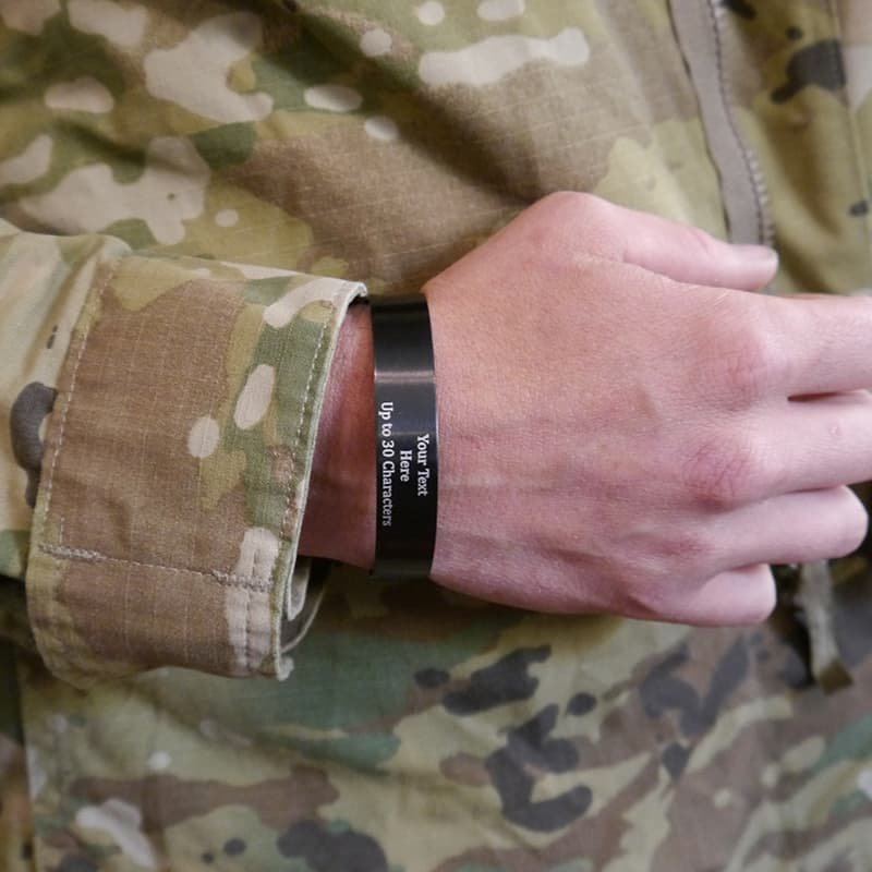 Military Memorial Bracelets Black KIA or POW Bracelet – Bradley's Surplus