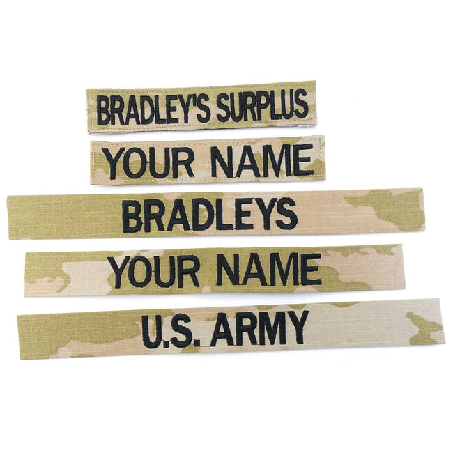 Custom Name Tapes | Military & Civilian Uses – Bradley’s Surplus ...