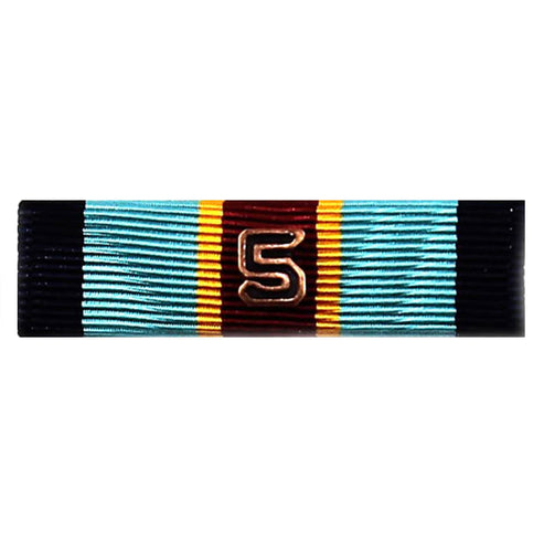 Army Overseas Service Ribbon with Awards 1 to 7 Preassembled