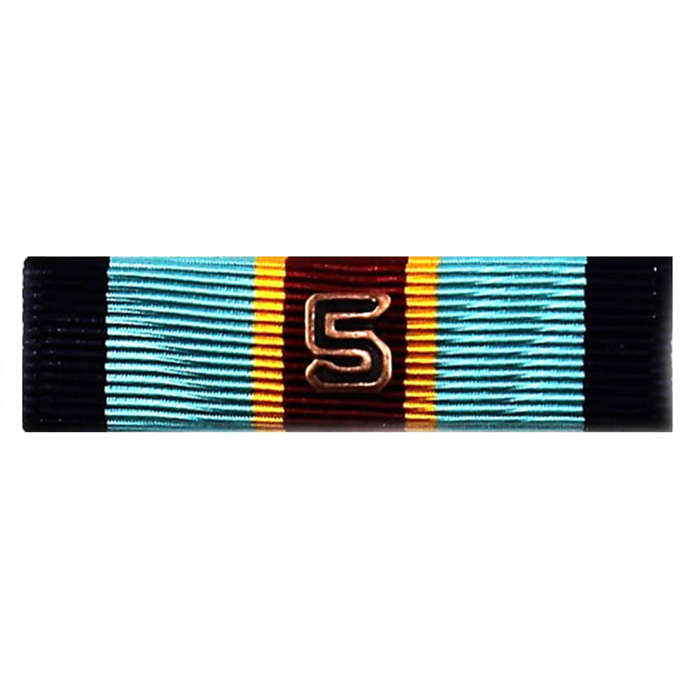 Army Overseas Service Ribbon with Awards 1 to 7 Preassembled