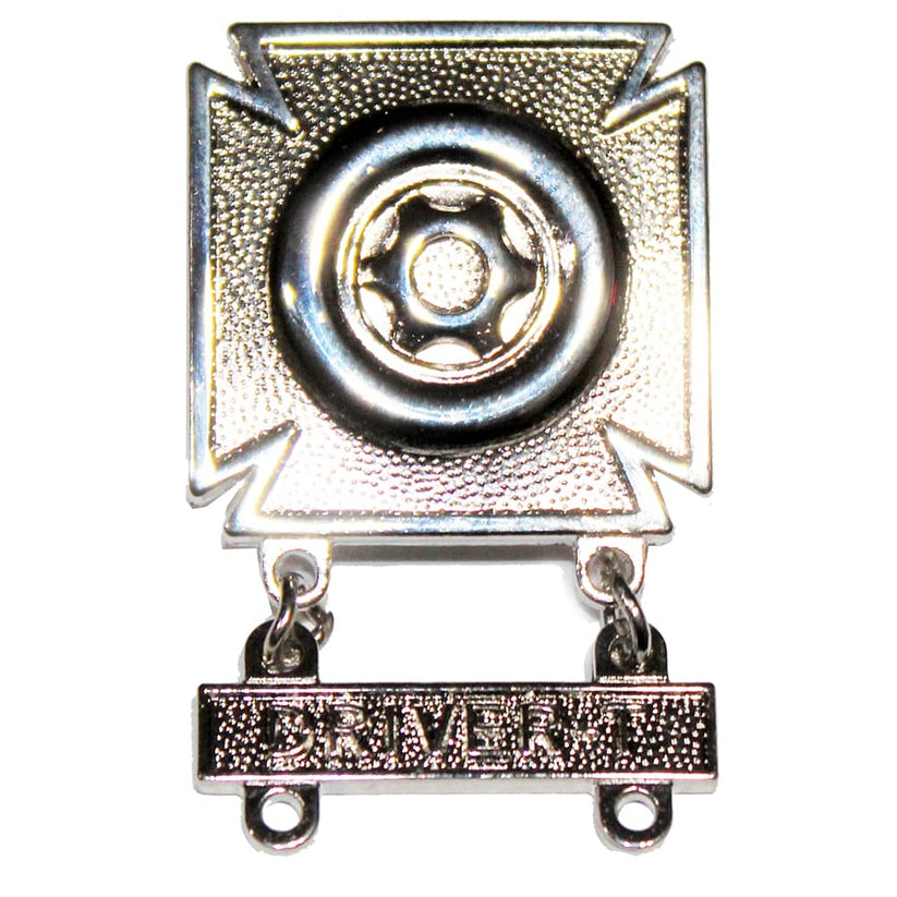 Army Drivers Badge with Qualification Bar - Wheel, Track and Mechanic