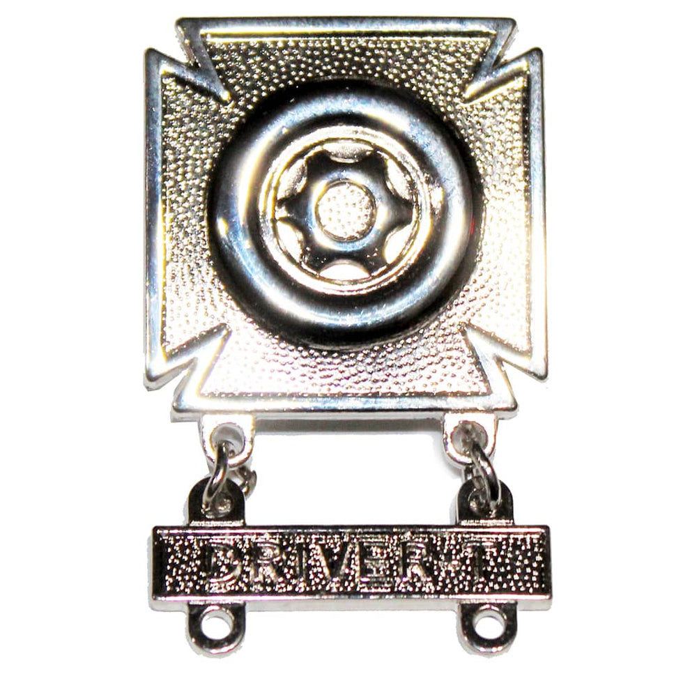 Army Drivers Badge with Qualification Bar - Wheel, Track and Mechanic